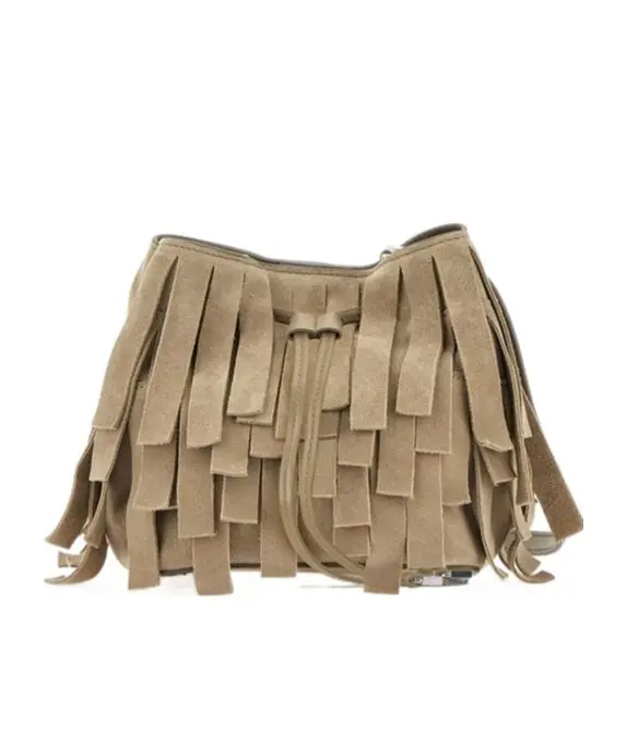 Hogan Fringe Mini Bucket Bag