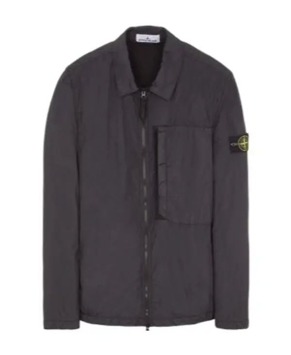 Stone Island Crinkle Reps Compass-badge Lightweight Jacket