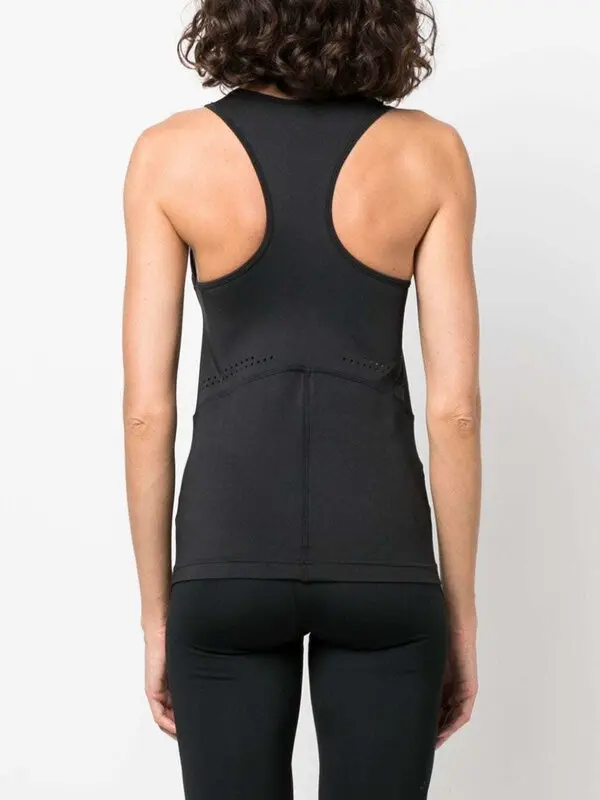 Adidas By Stella McCartney Logo Printed Racerback Tank Top