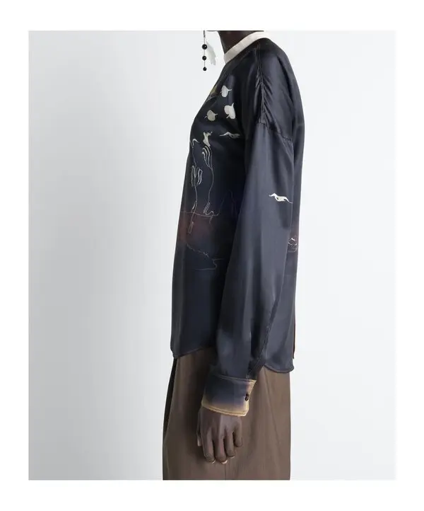 LEMAIRE Printed Blouse