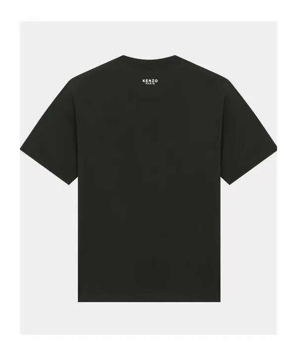 Kenzo Lucky Tiger Embroidered Crewneck T-shirt - Black