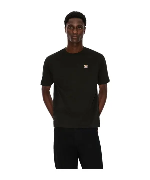 Kenzo Lucky Tiger Embroidered Crewneck T-shirt - Black