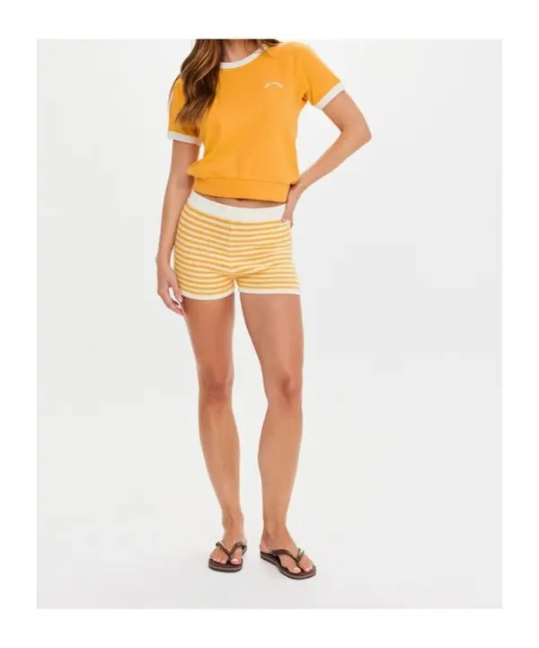 The Upside Daisy Striped Shorts