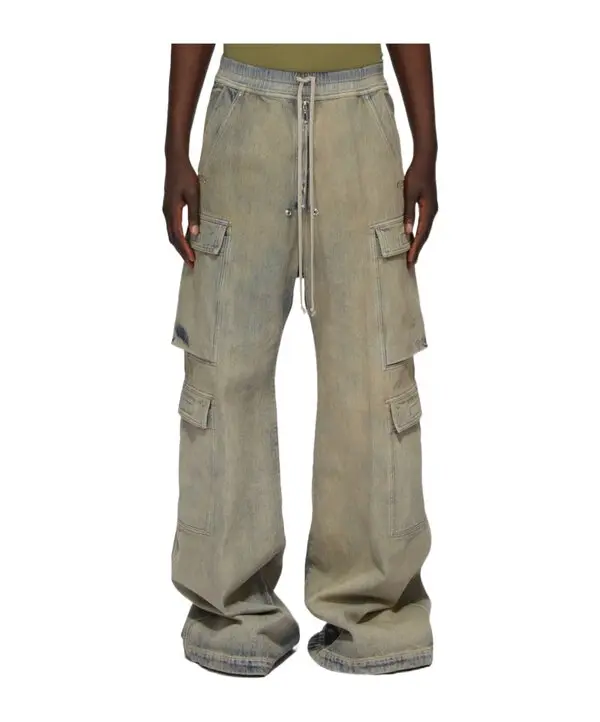 Rick Owens Double Cargo Jumbo Belas Jeans