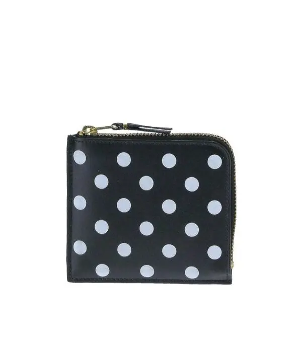 Comme Des Garçons Logo Wallet - Black
