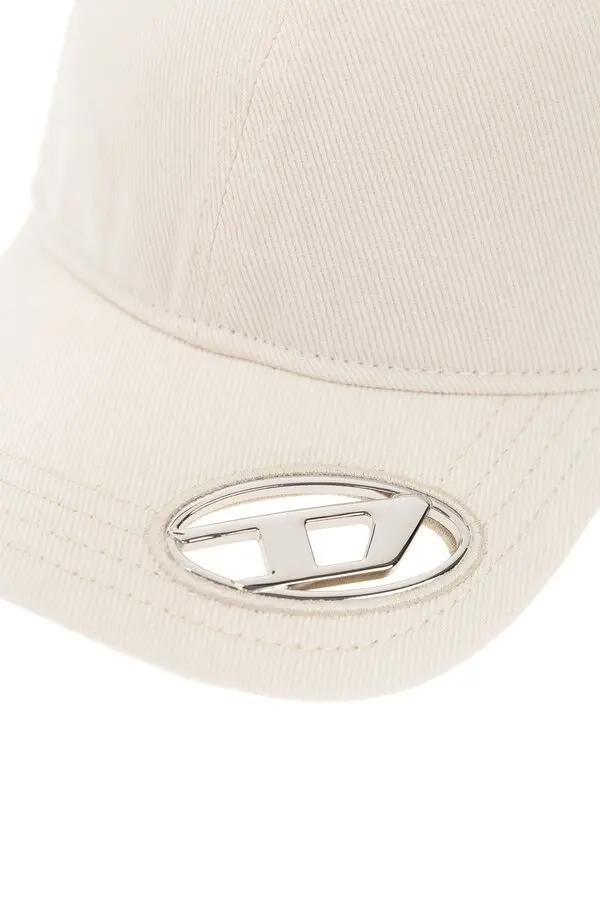 DIESEL® Baseball Cap With Oval D Plaque