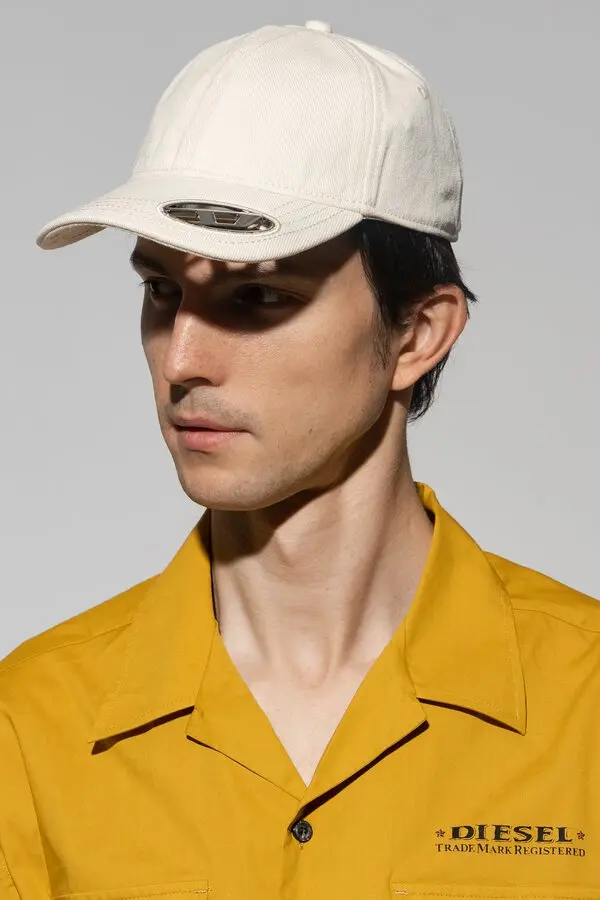 DIESEL® Baseball Cap With Oval D Plaque