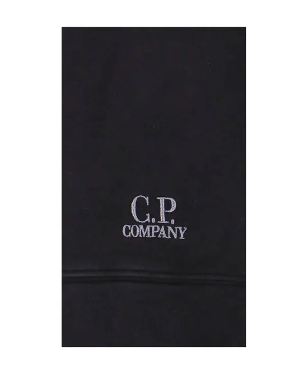 C.P. COMPANY Logo Embroidered Cotton Hoodie