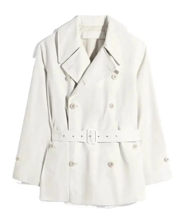 LEMAIRE Belted Trench Coat - Soy