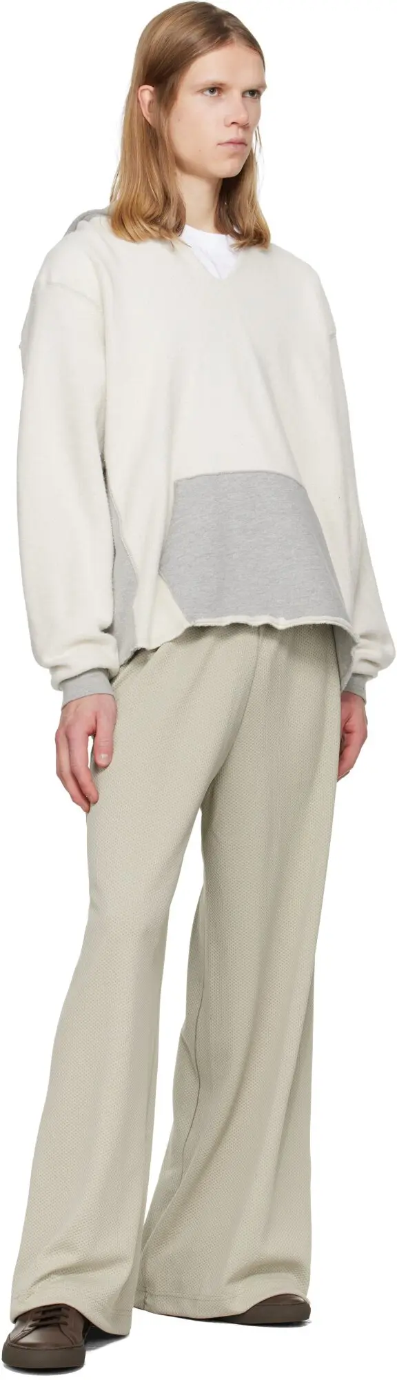COMMON PROJECTS Leather-panelled Lace-up Sneakers