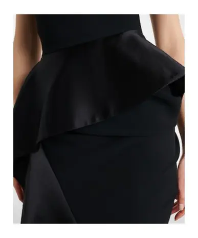 Maticevski Provocateur Halterneck Peplum Gown - Black