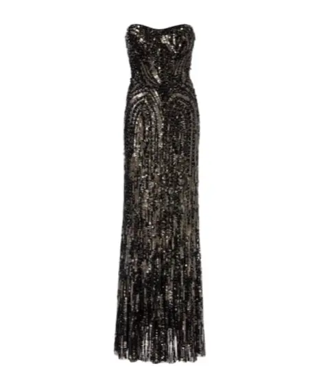 Jenny Packham Euphoria Embellished Bustier Gown