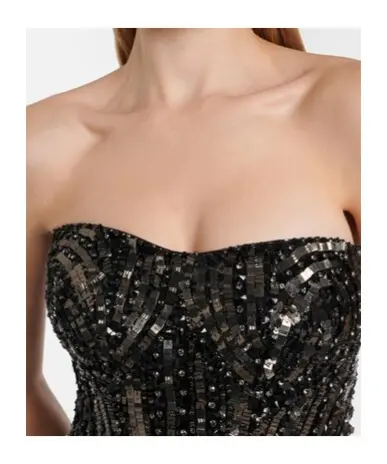 Jenny Packham Euphoria Embellished Bustier Gown
