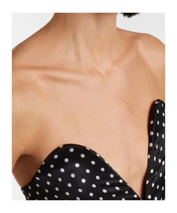 JEAN PAUL GAULTIER Polka-dot Silk Romper