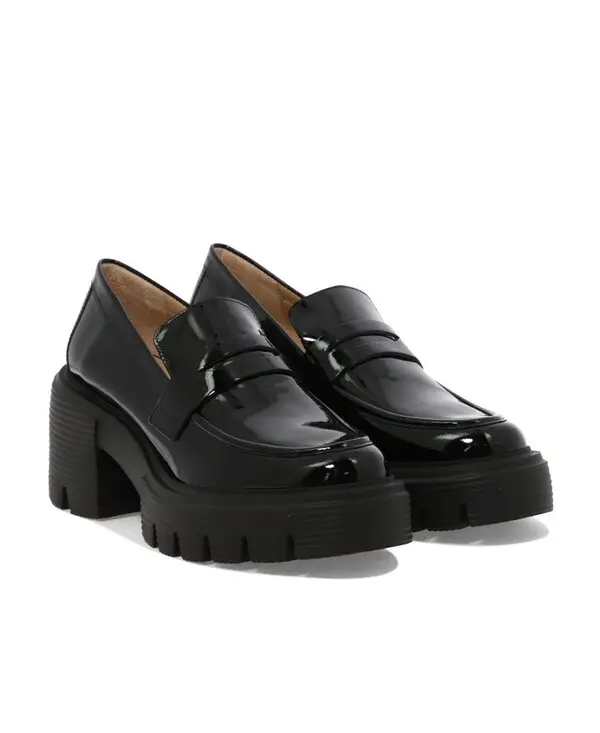 STUART WEITZMAN Soho 60mm Platform Leather Loafers