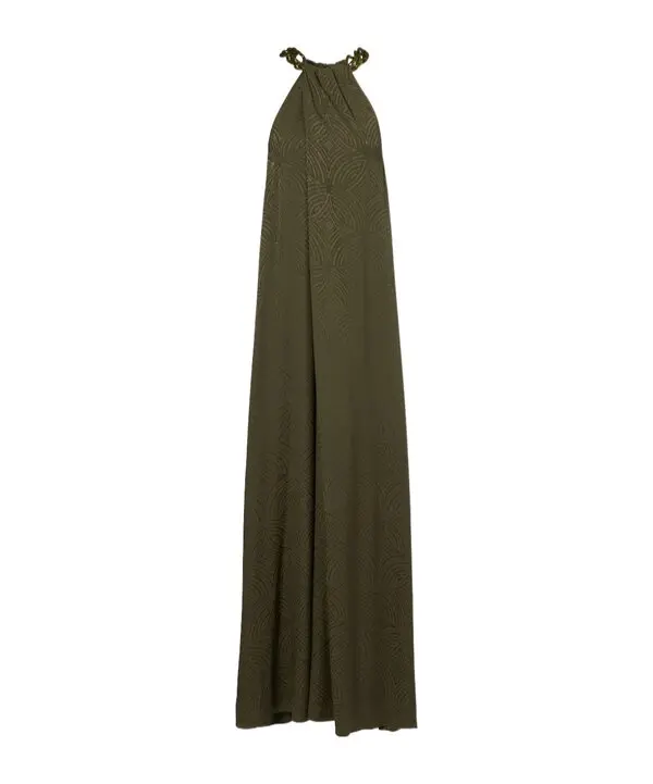 JOSEPH Parc Printed Silk Maxi Dress