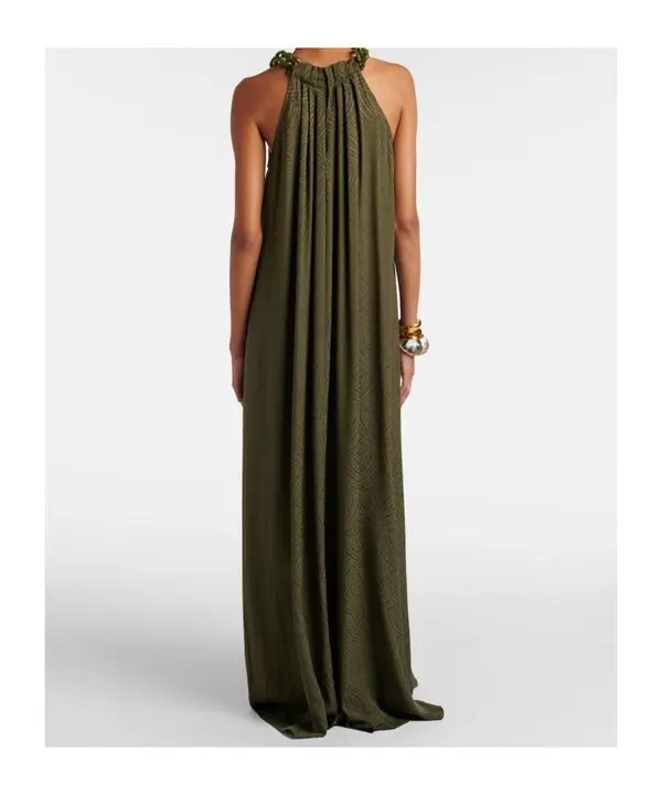 JOSEPH Parc Printed Silk Maxi Dress