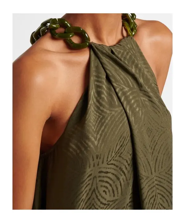 JOSEPH Parc Printed Silk Maxi Dress