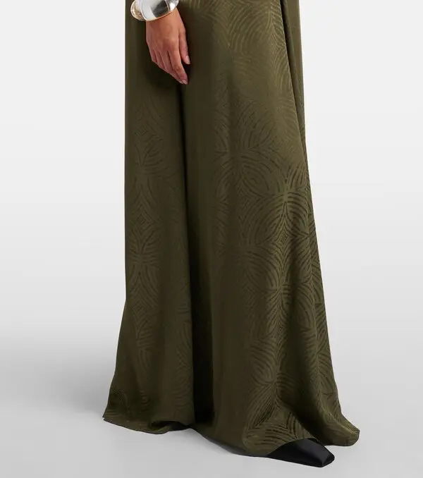 JOSEPH Parc Printed Silk Maxi Dress