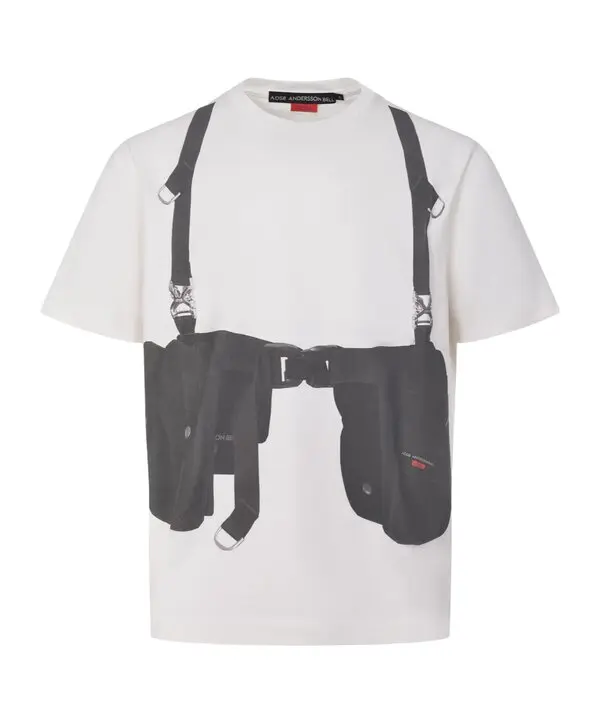 Andersson Bell Graphic Harness Print T-shirt - White