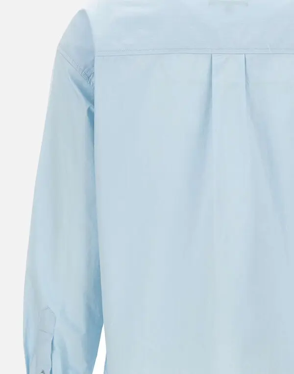 A.p.c. Boyfriend Logo-embroidered Buttoned Shirt