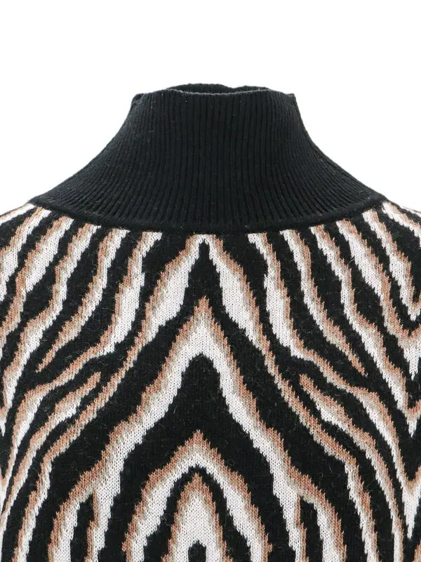 Erika Cavallini Patterned-intarsia Wool-blend Jumper