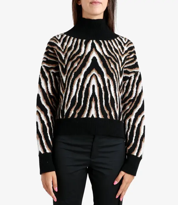 Erika Cavallini Patterned-intarsia Wool-blend Jumper