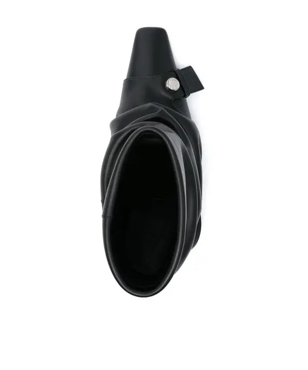 Attico Pleated Ankle Boots