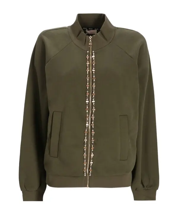 Liu Jo Embellished Zip-front Bomber Jacket