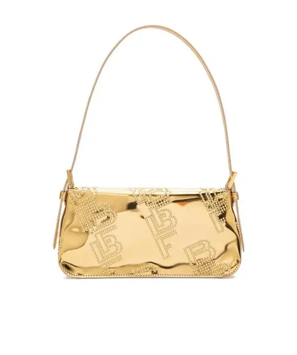 By Far Dulce Crystal Embellished Shoulder Bag