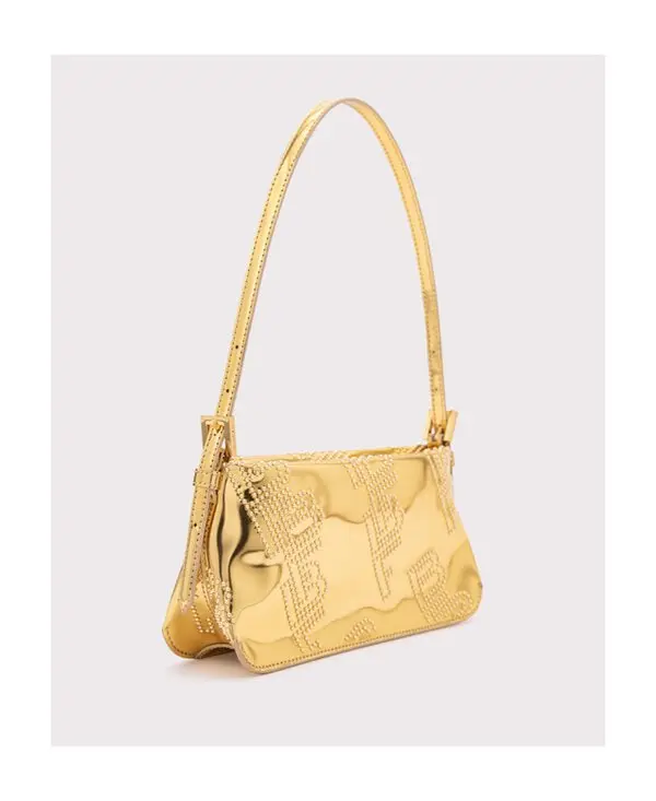 By Far Dulce Crystal Embellished Shoulder Bag