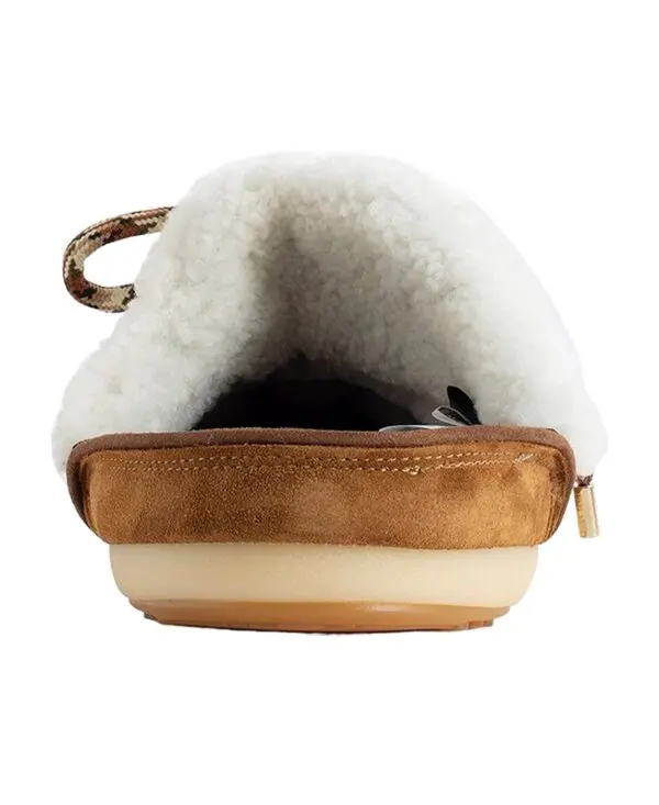 Moon Boot Round Toe Slip-on Slippers
