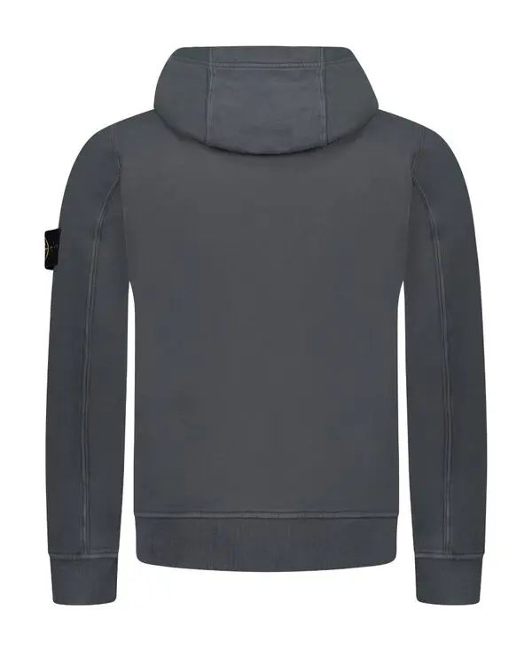 Stone Island Compass-patch Cotton Hoodie