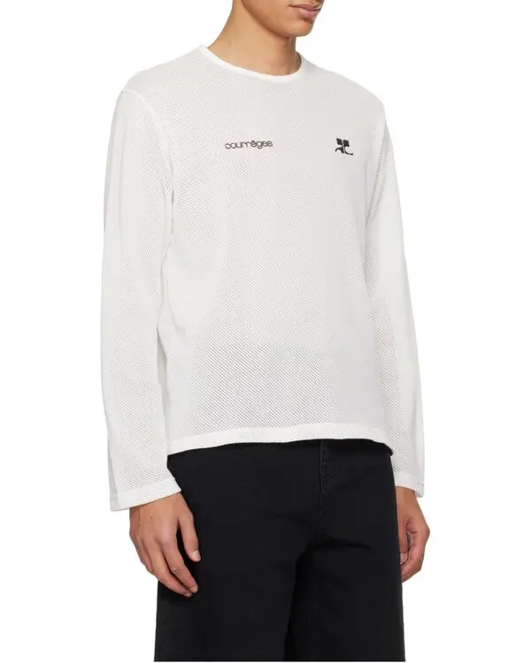 COURREGES Courrèges Logo Long-sleeve T-shirt