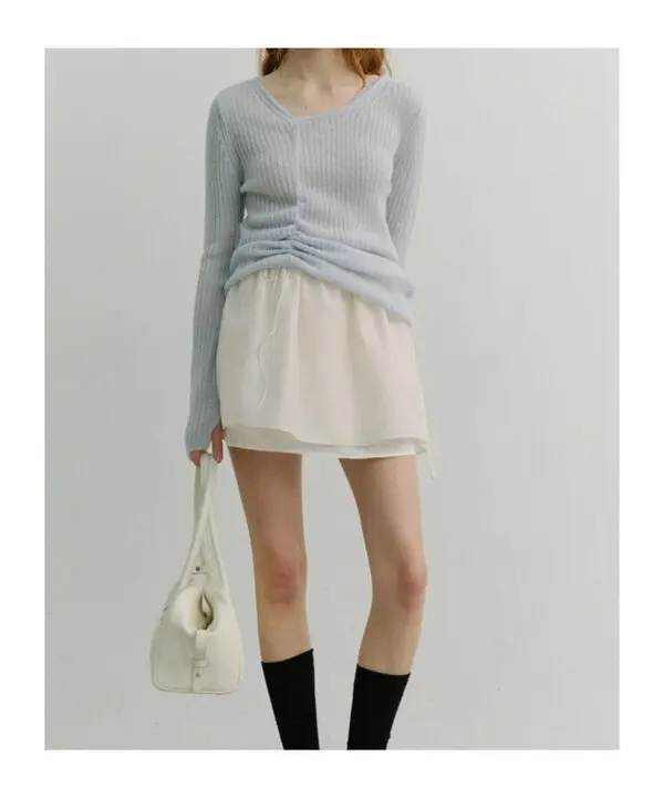 DUNST Layered Mini Skirt
