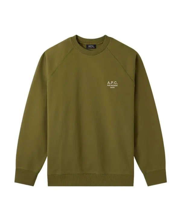 A.p.c. Logo-embroidered Cotton Sweatshirt