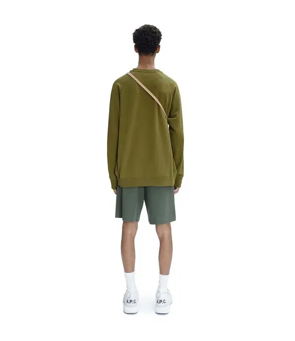 A.p.c. Logo-embroidered Cotton Sweatshirt