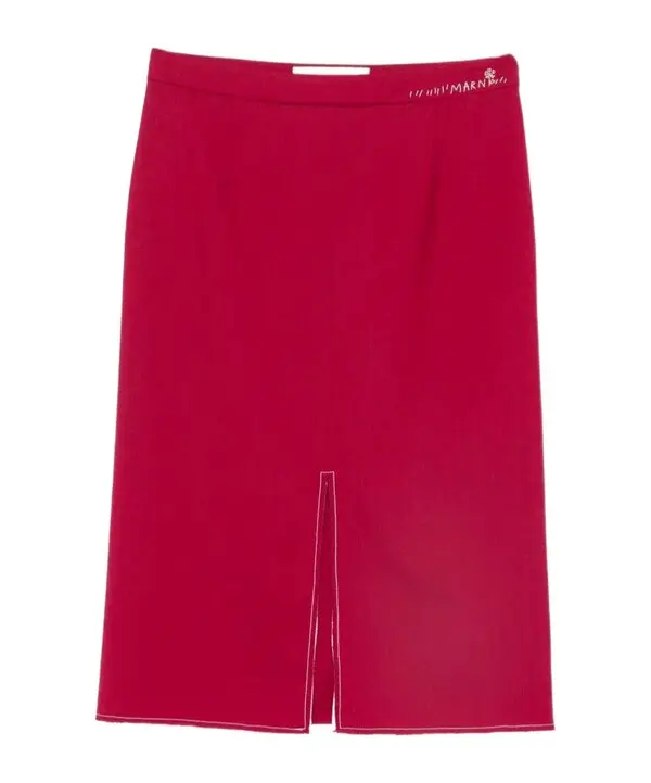 Marni Split-hem Midi Skirt