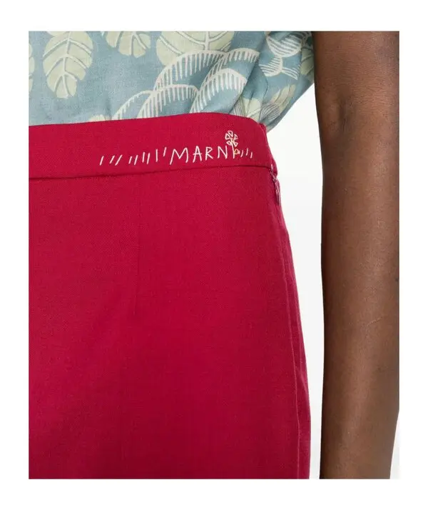 Marni Split-hem Midi Skirt