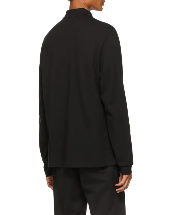 Lacoste Logo Long-sleeved Polo Shirt