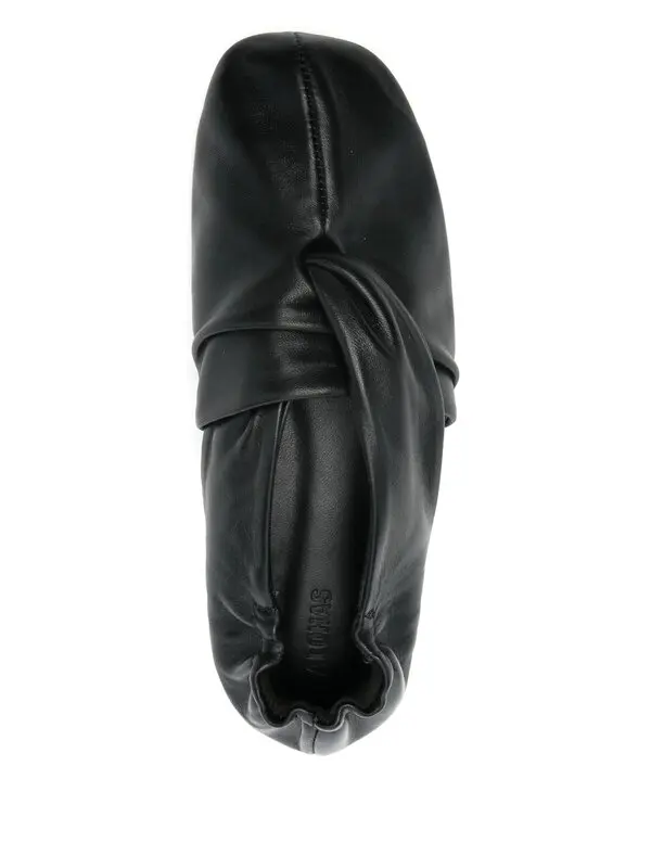 ALOHAS Cut Out Detailed Alaula Ballet Flats - Black