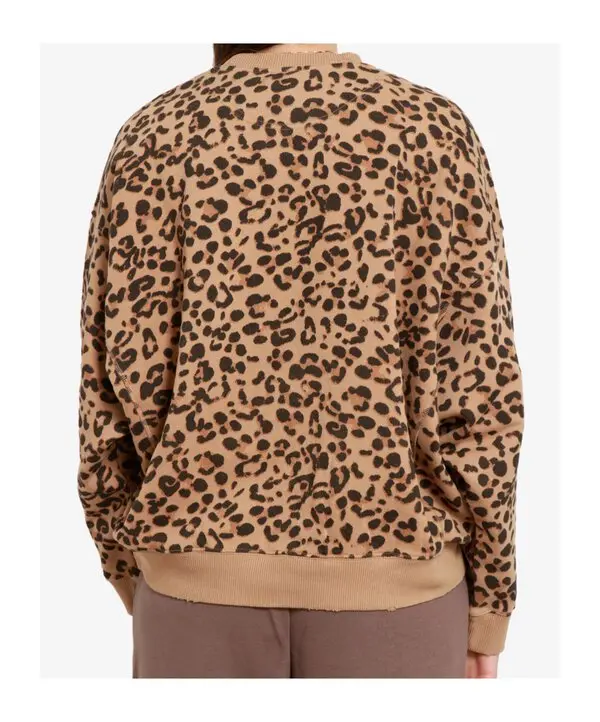 SEMICOUTURE Animal-print Crewneck Sweatshirt