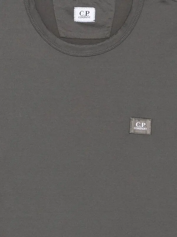 C.P. COMPANY Logo Patch Crewneck T-shirt