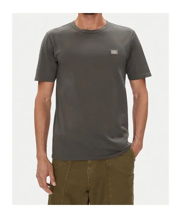 C.P. COMPANY Logo Patch Crewneck T-shirt