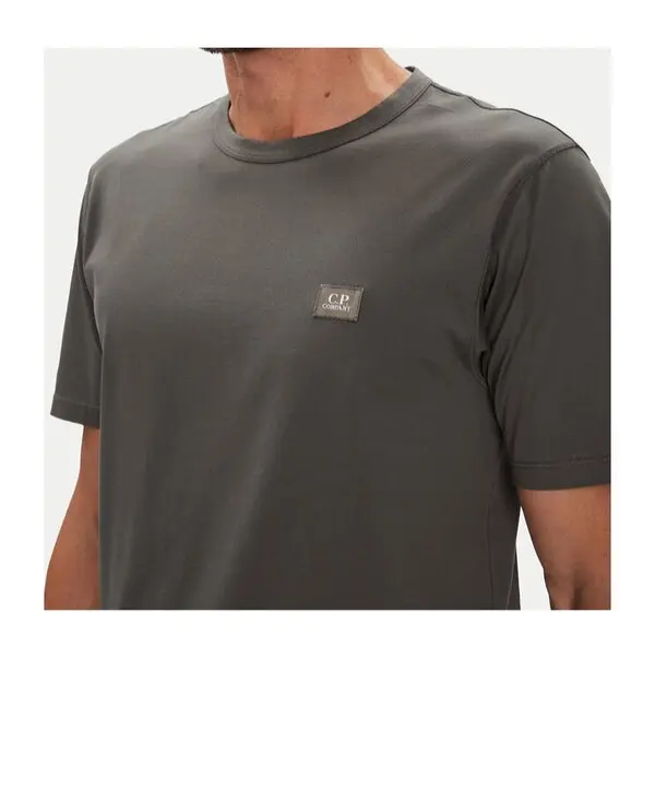 C.P. COMPANY Logo Patch Crewneck T-shirt