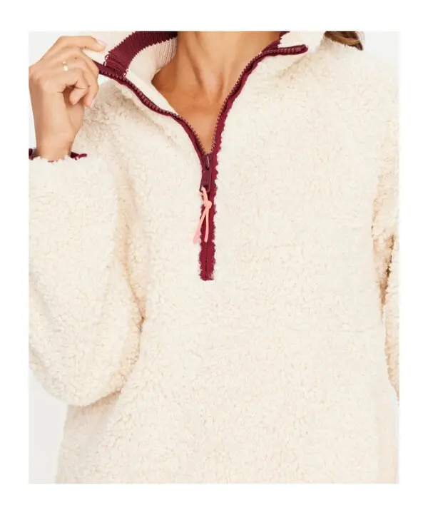 The Upside Harlow Fleece Sweatshirt - Macadamia