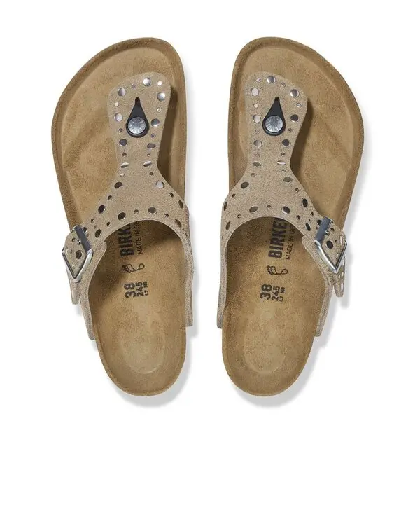 BIRKENSTOCK Gizeh Rivet Studded Thong Flat Sandals