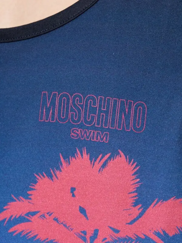 Moschino Palm-tree-print Tank Top