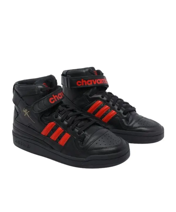 Adidas Originals X Willy Chavarria Forum 84 Hi Lace-up Sneakers - Black