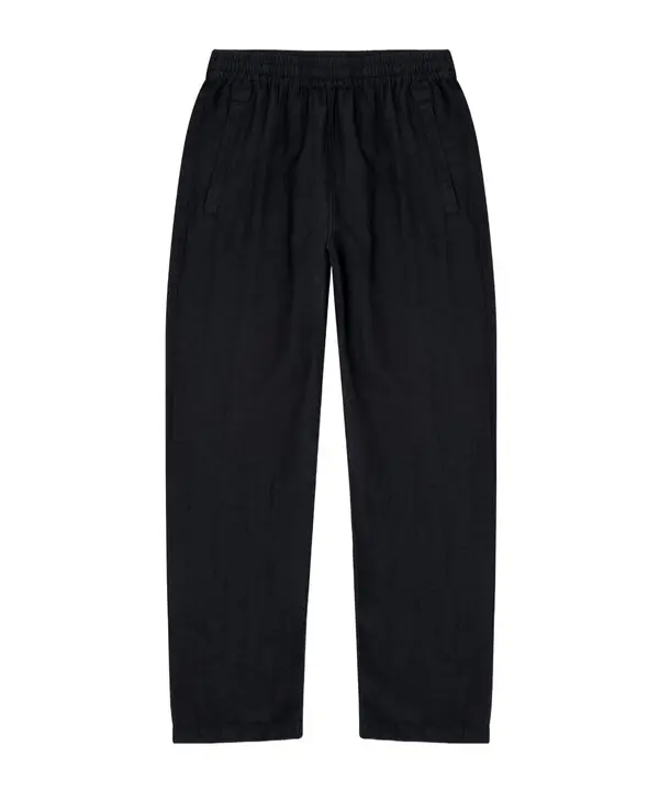DIESEL® Linen-blend Pants - Black